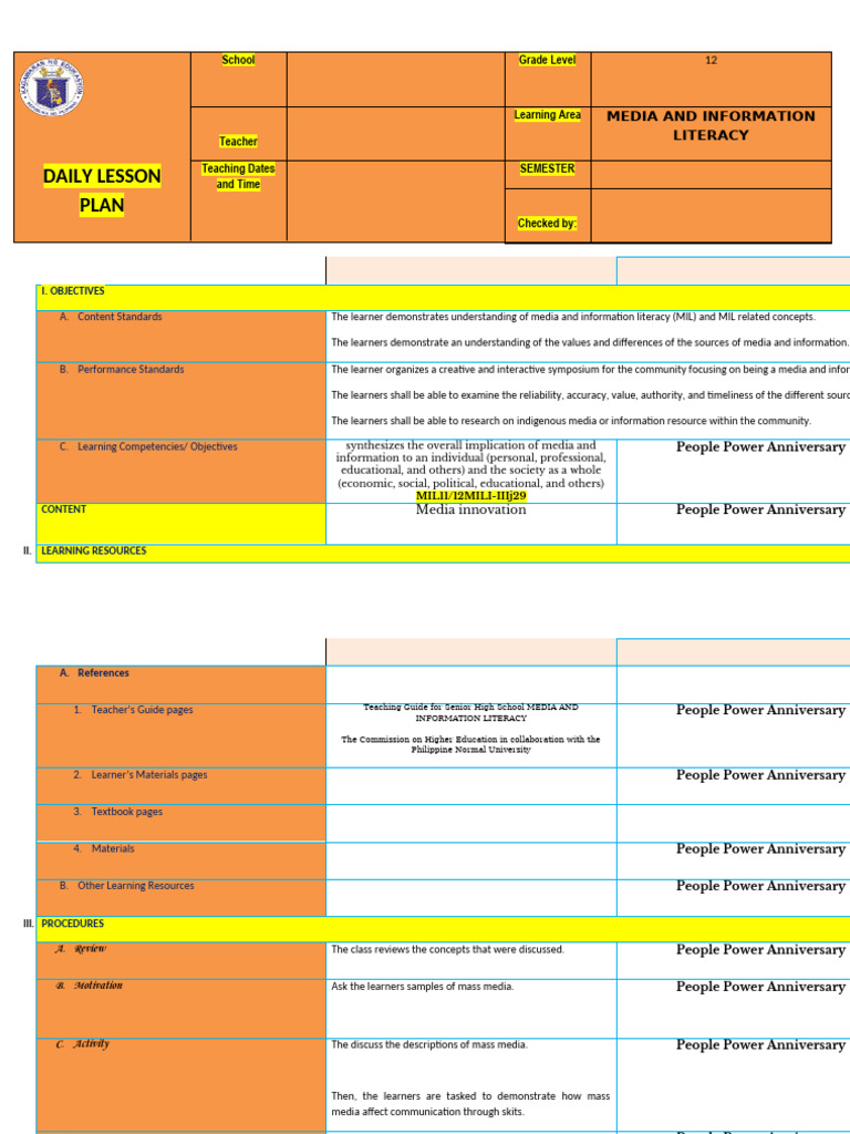 Q2 W8 | PDF | Learning | Teachers