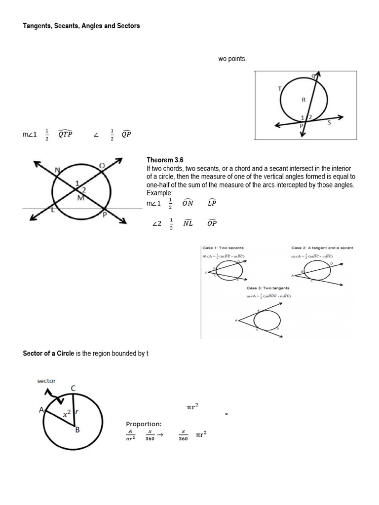 Pointers To Review QUIZ 2 | PDF | Circle | Trigonometric Functions