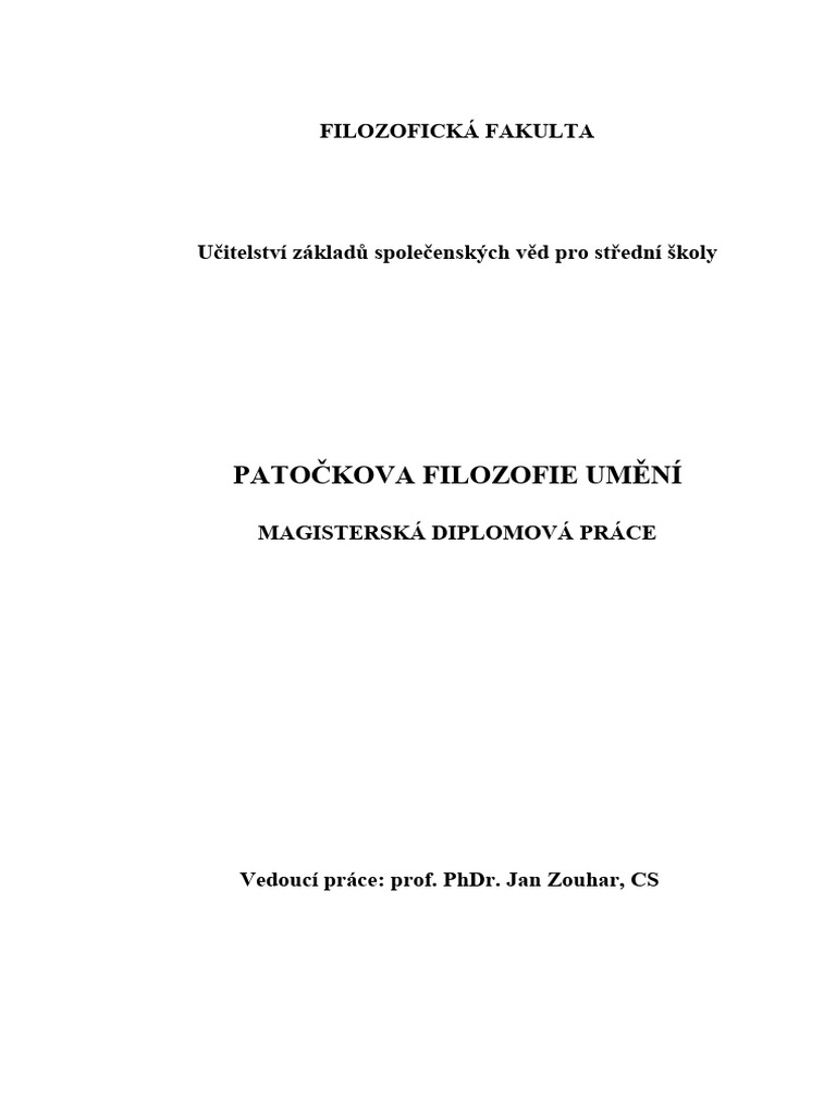 Patocka Ii. | PDF