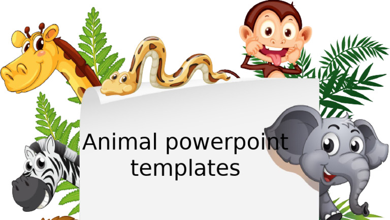 47174-Animal Powerpoint Templates | PDF