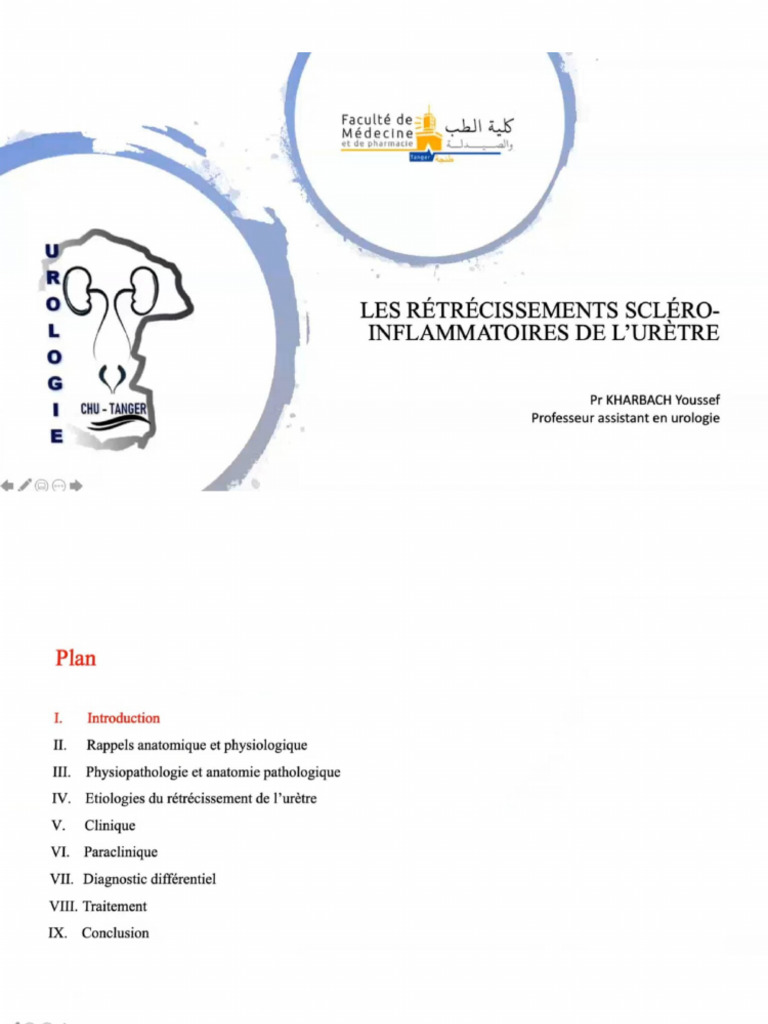 Les Rétrécissements Scléro-Inflammatoires de L'urètre-1 | PDF