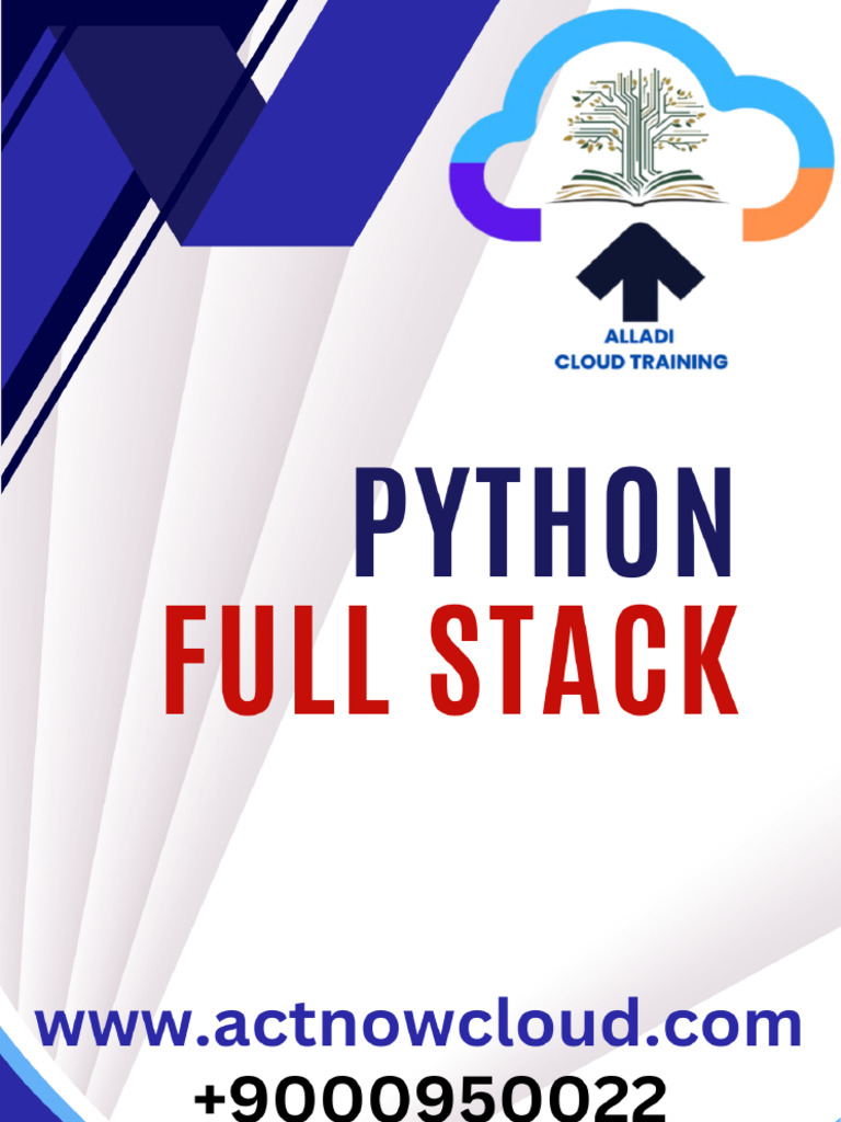 PYTHON FULL STACK Course Currculum - ACT | PDF