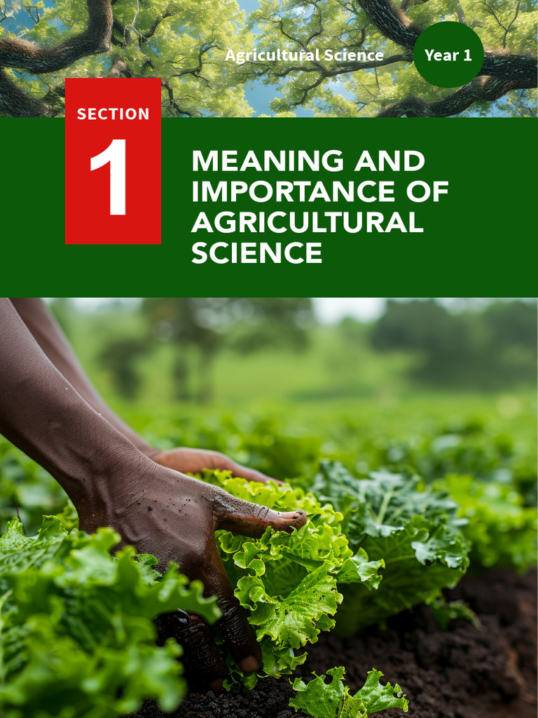 Agricultural Science LM Section 1 LV | PDF | Agriculture | Sustainable ...