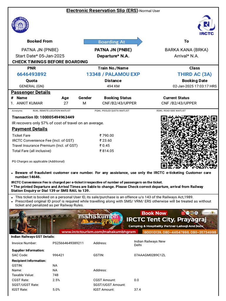 6646493892 | PDF | Identity Document