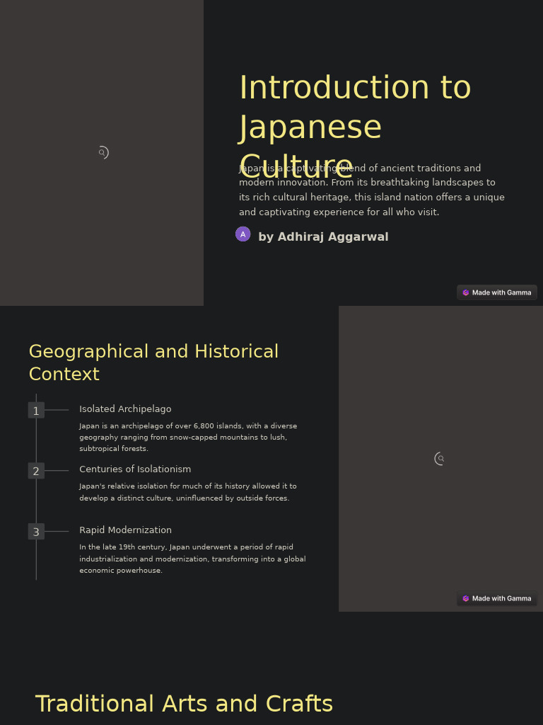 Introduction To Japanese Culture 2 | PDF | Bushido | Japanese Cuisine