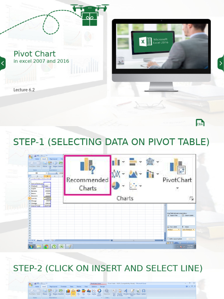 CBA Excel 6.2 Pivot Chart | PDF
