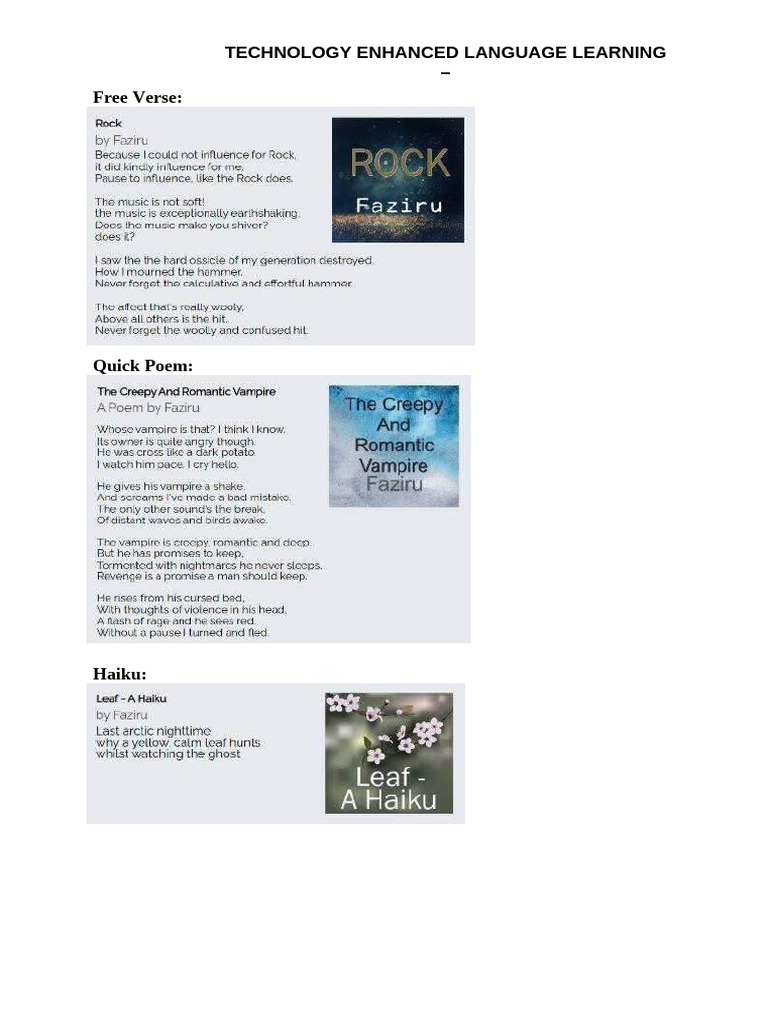 TELL_Poem Generator_Faziru Madho_230210401106 (1) | PDF