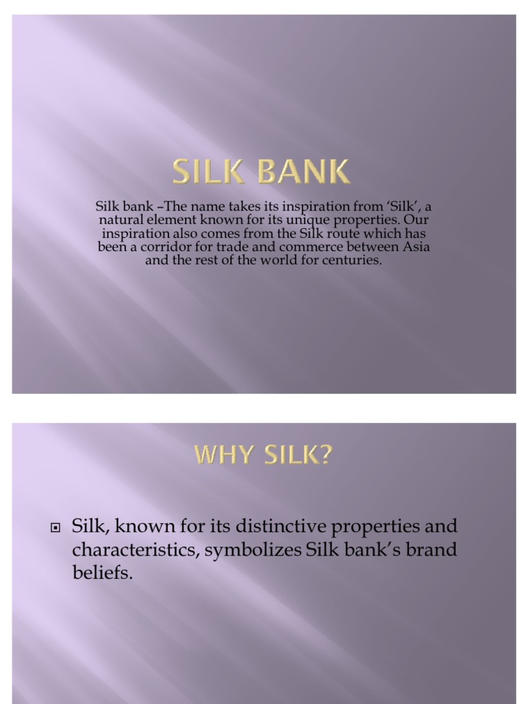 Presentation - Silk Bank | PDF