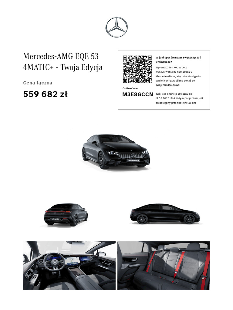 Mercedes-AMG EQE 53 4MATIC+ - Twoja Edycja M3E8GCCN | PDF