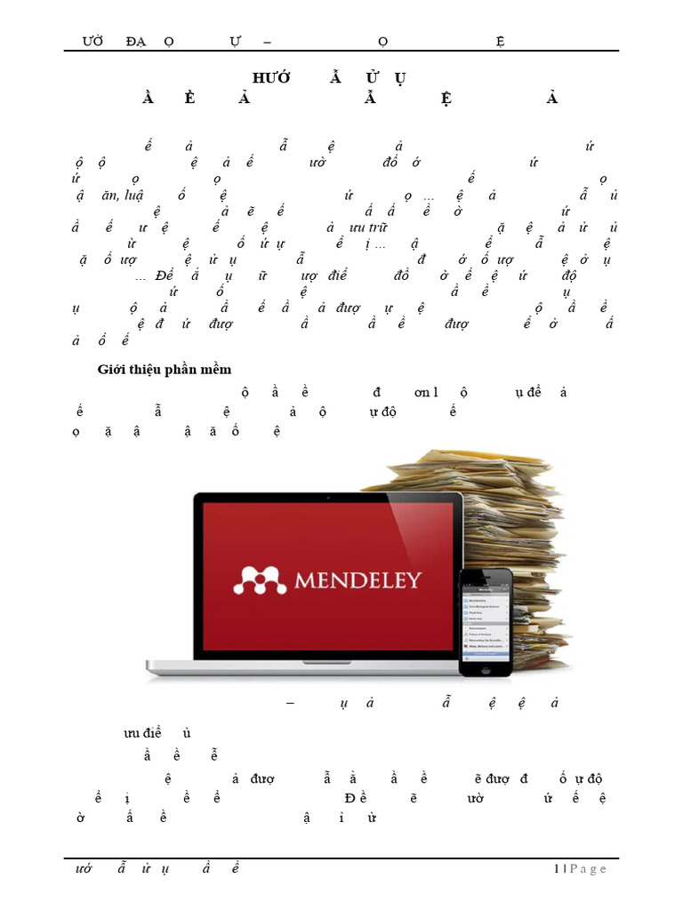 Huong Dan Su Dung Mendeley NUCE KHCN FINAL | PDF