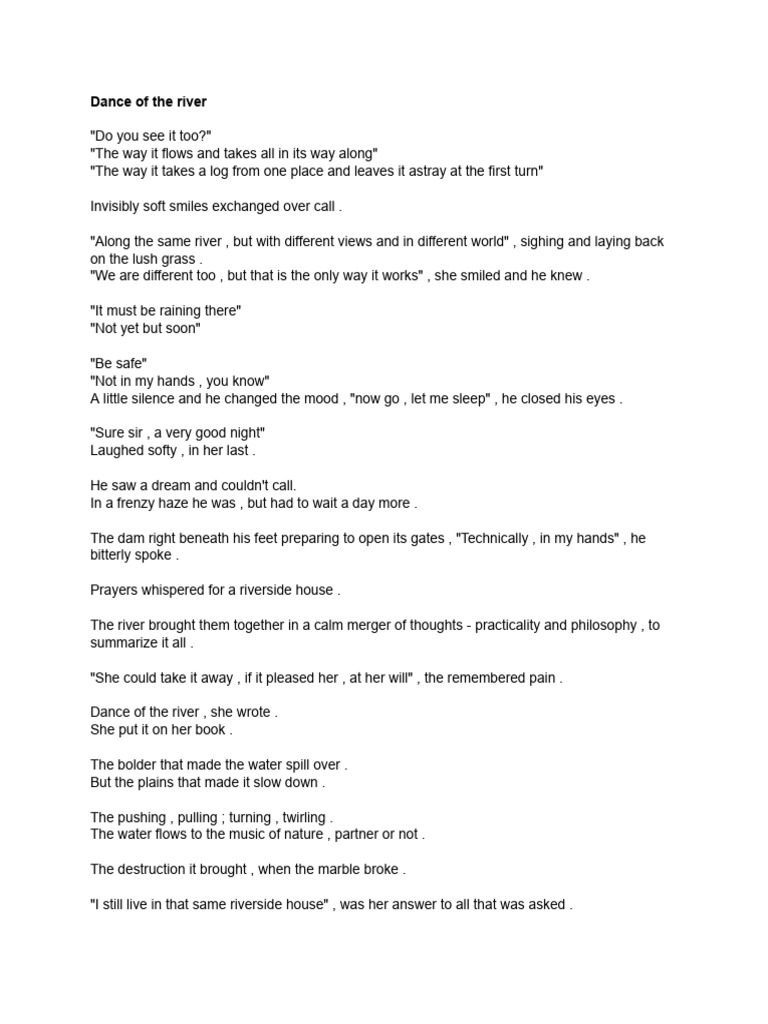 River Reflections and Connections | PDF