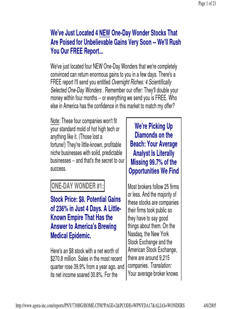 020-2 | PDF | Investing | Stocks