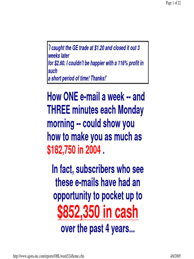 047-1 | PDF | Option (Finance) | Stocks