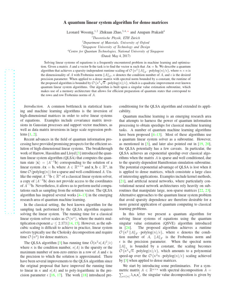 1704.06174v2 | PDF | Matrix (Mathematics) | Eigenvalues And Eigenvectors