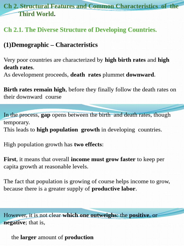 Devt Econ I Ch 2_ Lecture 4 | PDF | Poverty | Poverty & Homelessness