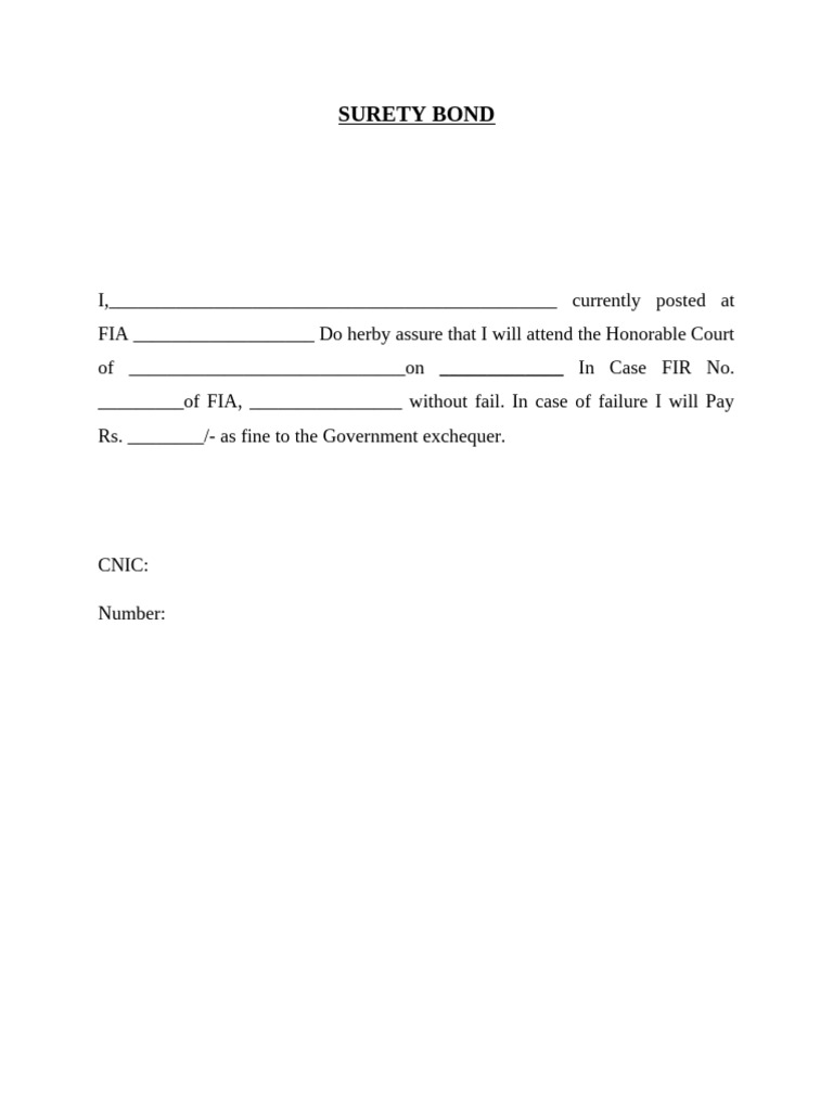 Surety Bond | PDF