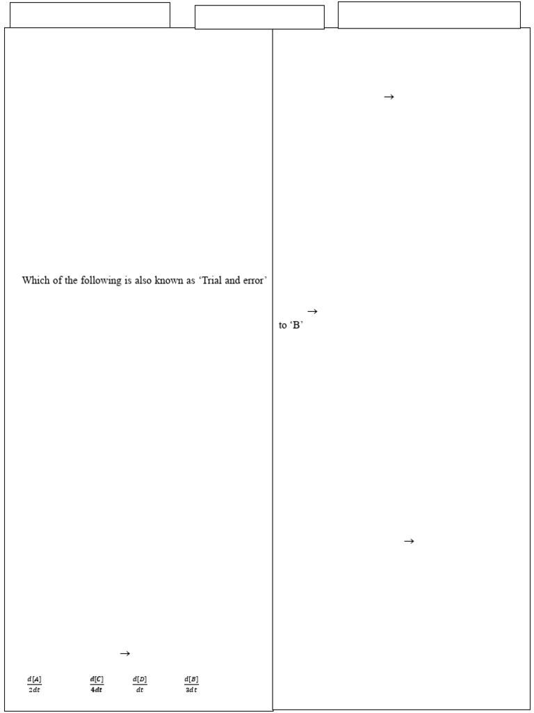 Chemistry Exam Prep: Reaction Kinetics | PDF | Reaction Rate | Reaction ...