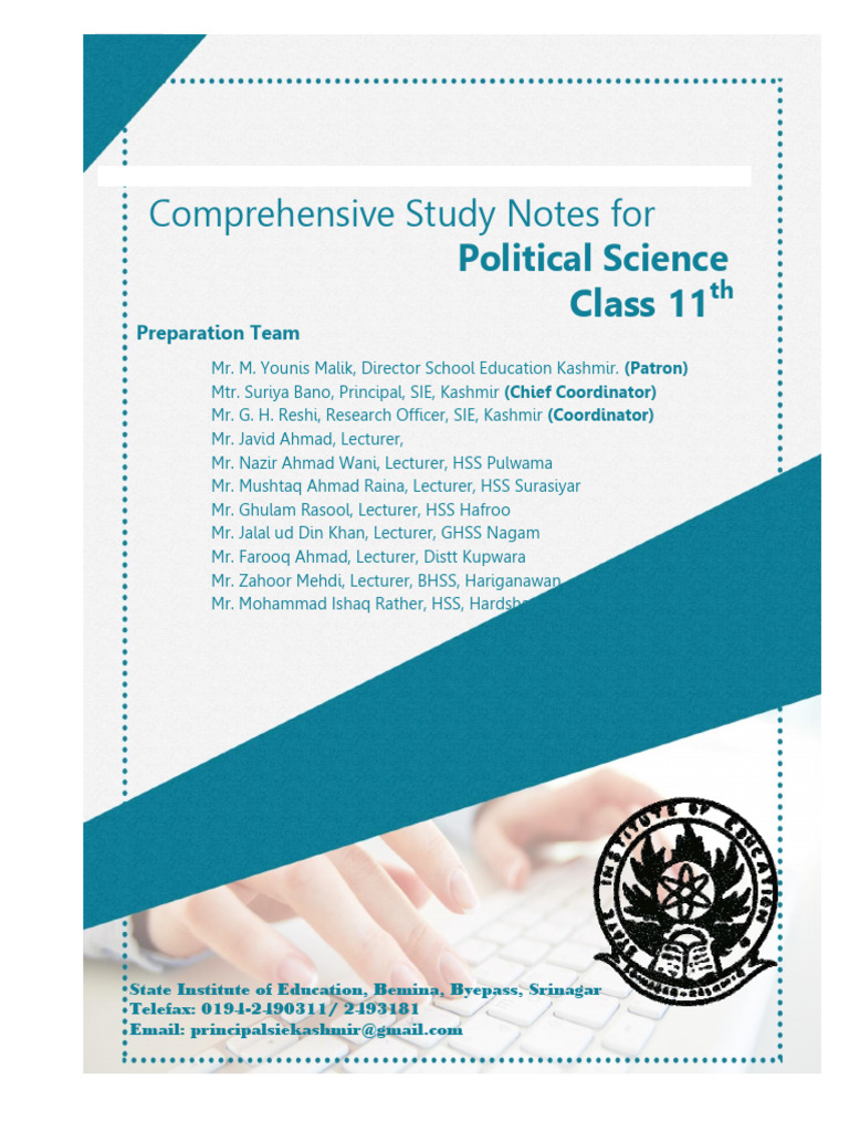 Political Science 11th | PDF | Voting | Elections