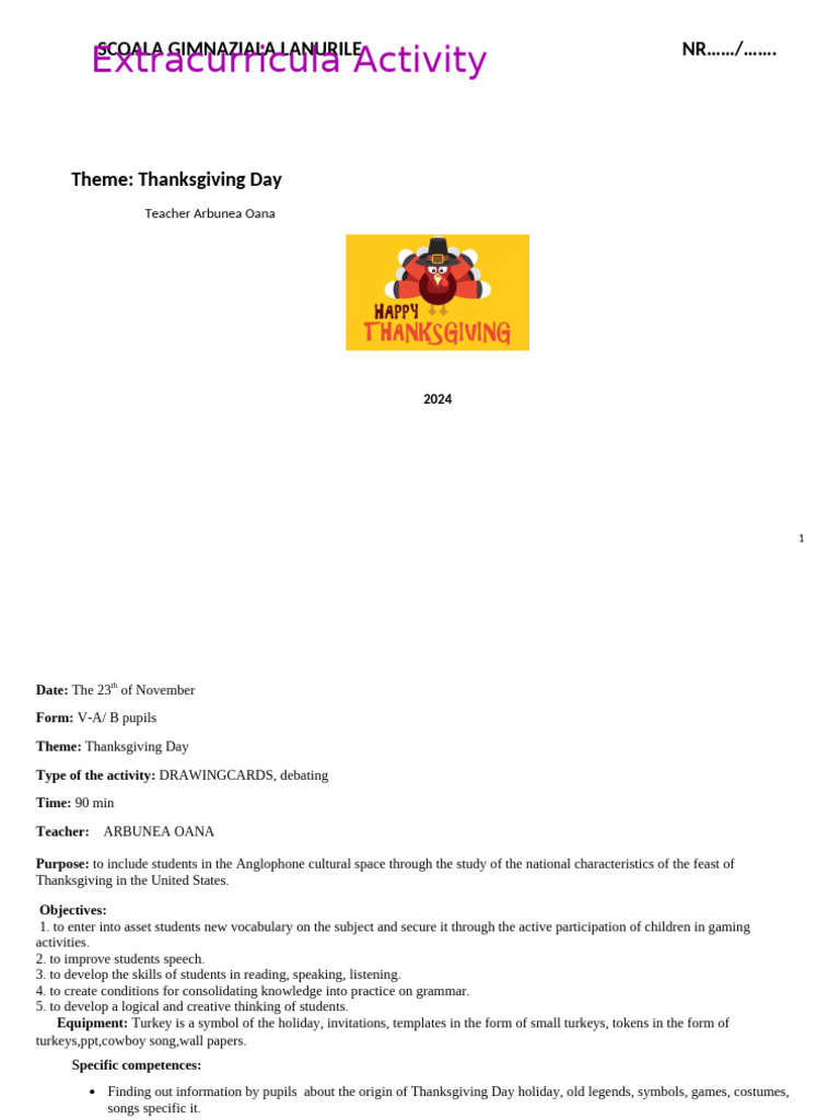 thanksgiving | PDF | Human Communication