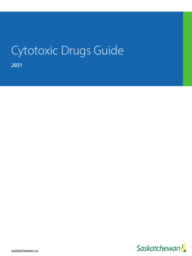 Cytotoxic Drugs Guide | PDF | Chemotherapy