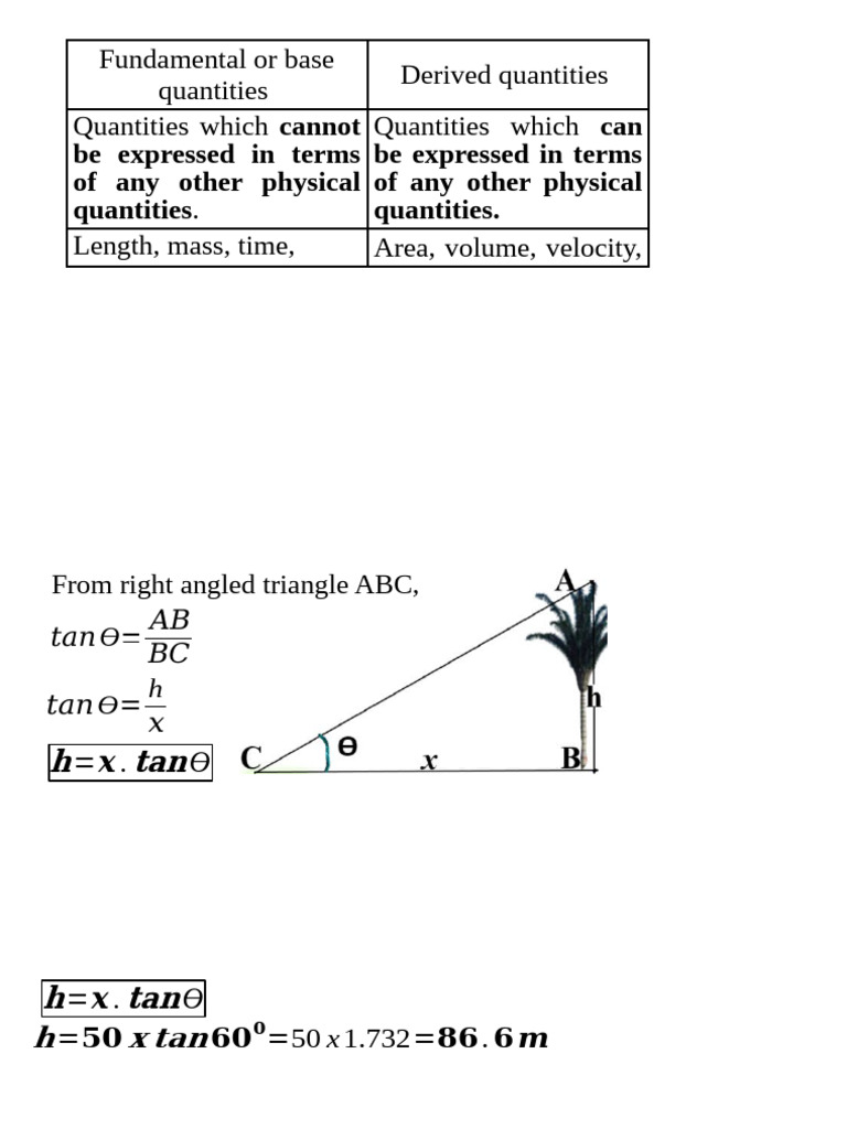 1. Nature of Physical World | PDF | Geometry | Quantity
