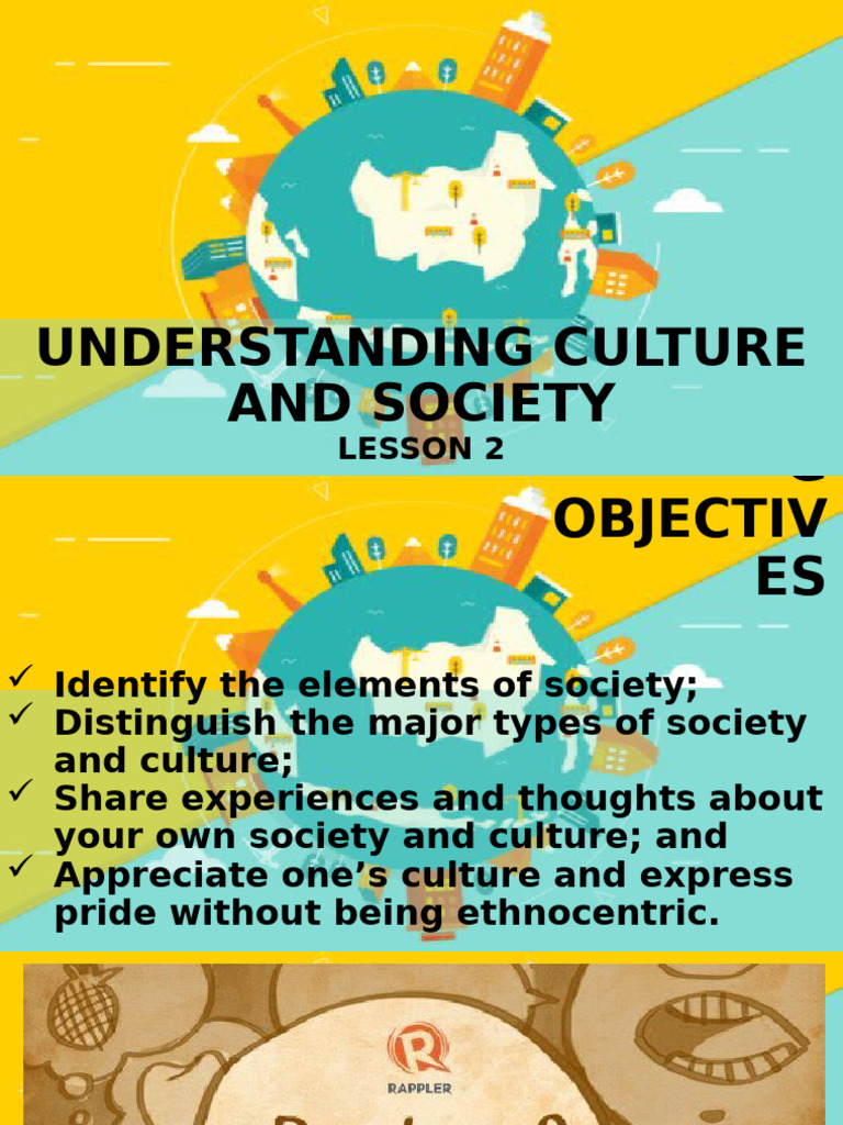 Elements of Society and Culture Explained | PDF | Society | Social ...