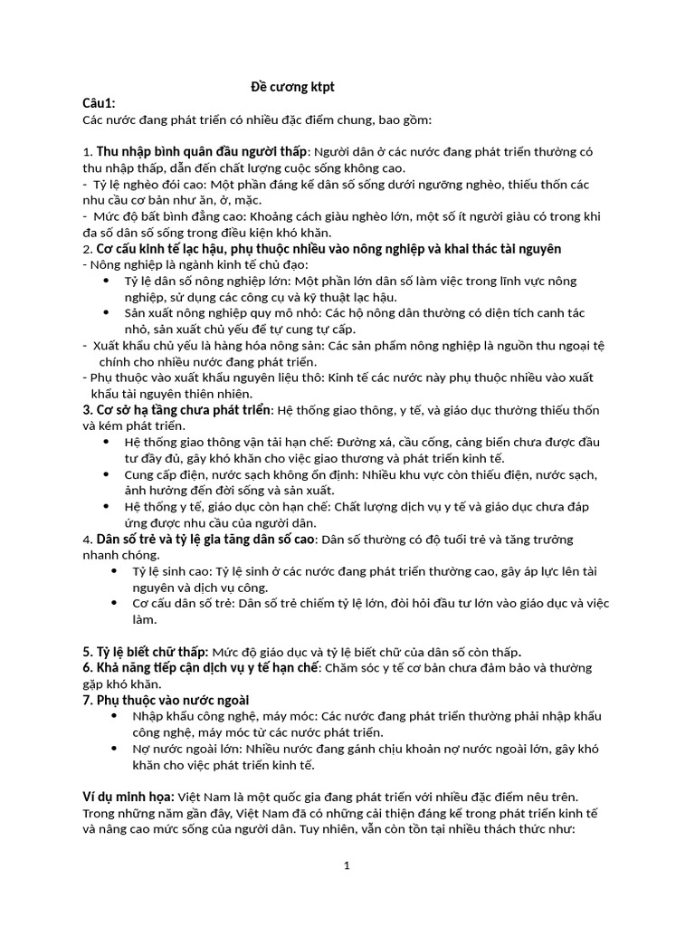 Bản Sao Đề Cương Ktpt | PDF