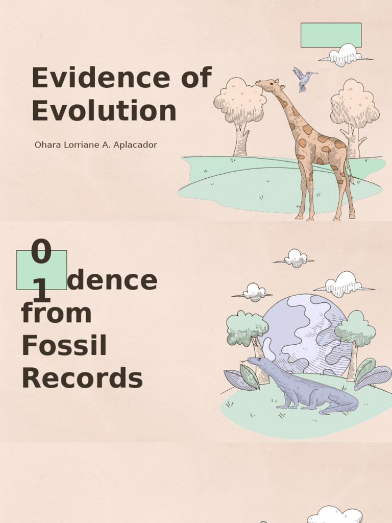 Fossil Evidence and Evolutionary Insights | PDF