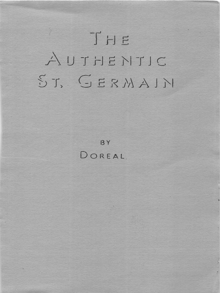 The Life of St. Germain: An Overview | PDF | Soul | Jesus