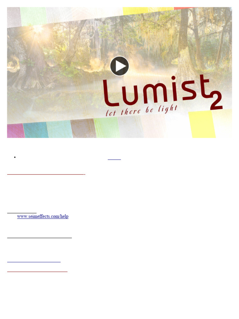 Lumist Info | PDF