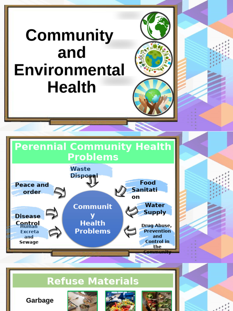 Community and Environmental Health | PDF | Municipal Solid Waste | Waste