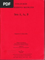 Coloured Progressive Matrice Sets A, Ab, B | PDF