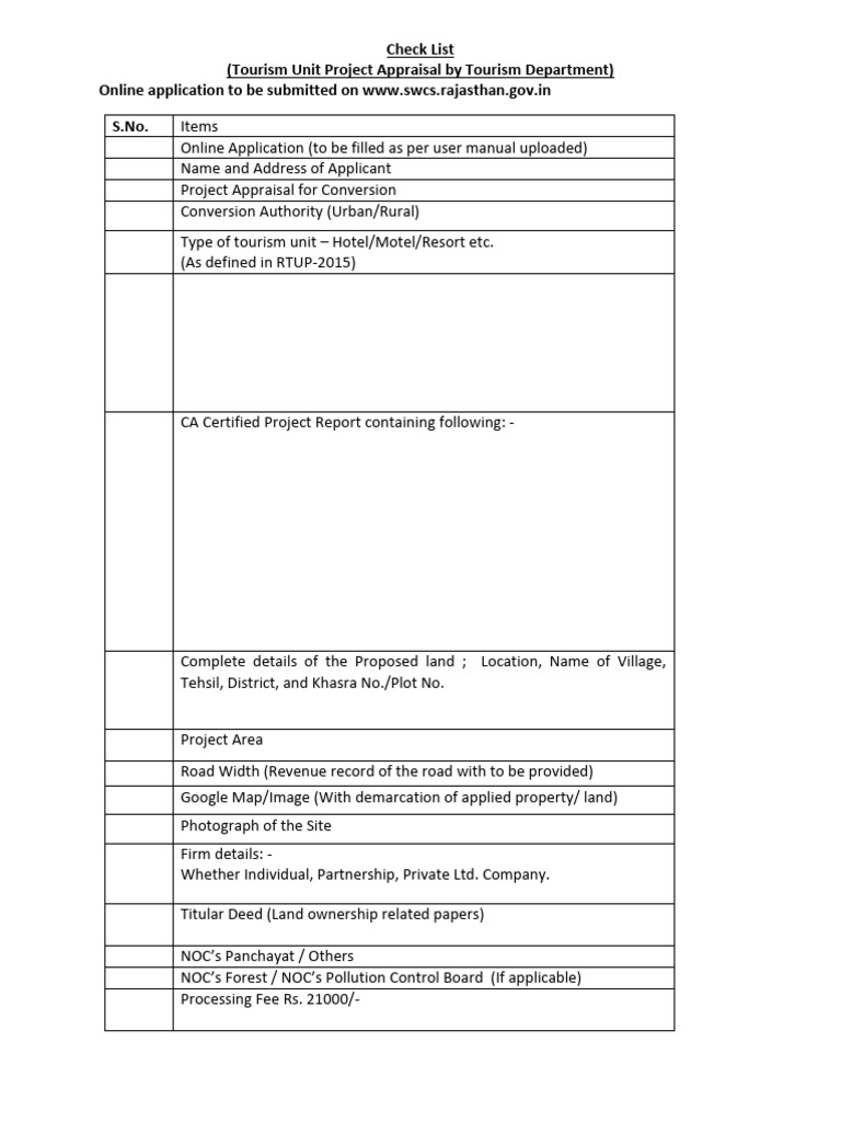 NOC of misc department | PDF