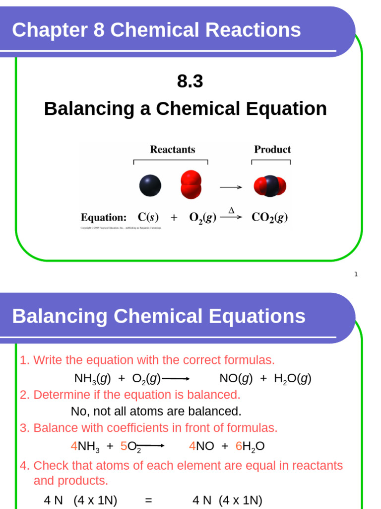 Balancing Chemical Equations Guide | PDF | Chemistry | Physical Sciences