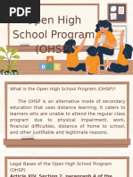 OHSP Handbook | PDF | Reading Comprehension | Secondary School