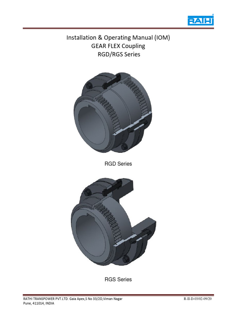 29-2-IOM-RGD-2020-21 | PDF | Screw | Mechanical Engineering