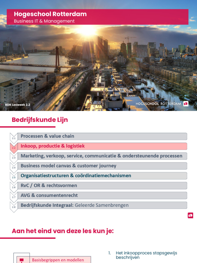 Bedrijfskunde Lesweek 2.2 | PDF