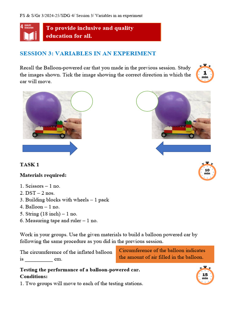 Gr3 S3 Student Record Sheet | PDF | Experiment | Epistemology Of Science