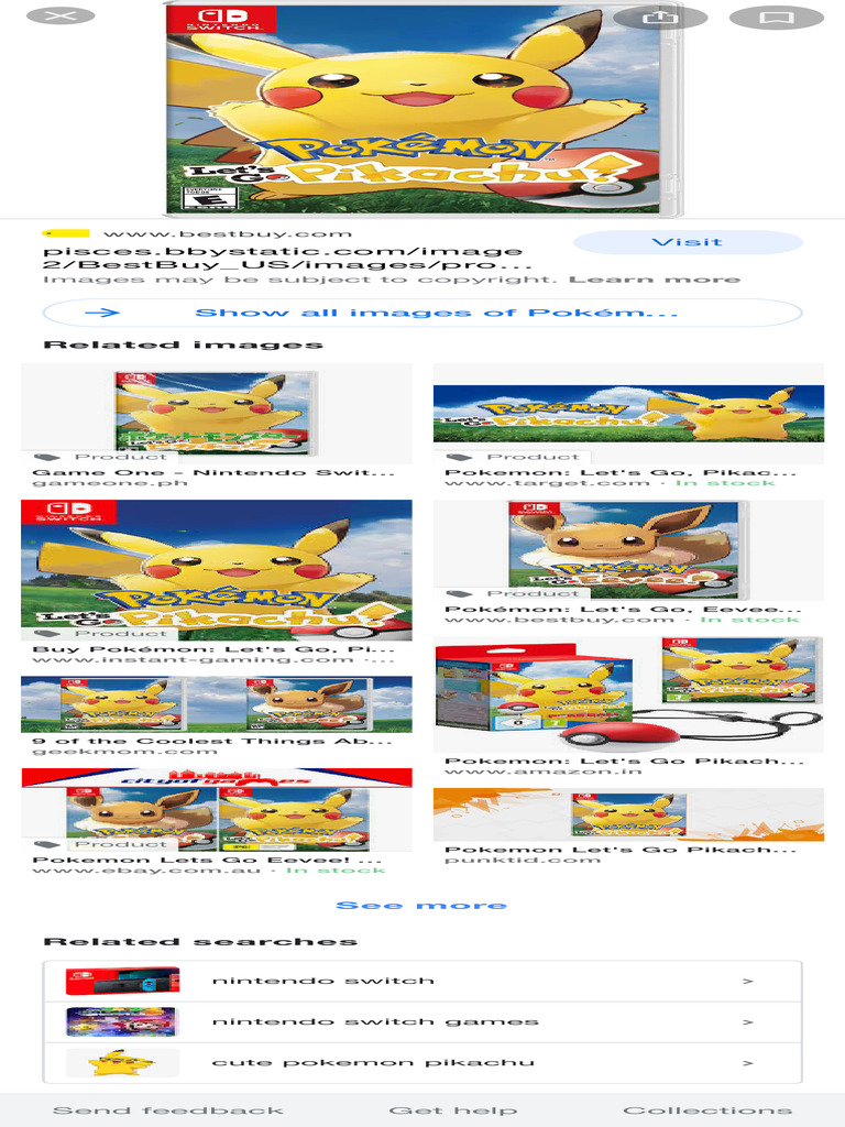 Pokémon Let's Go, Pikachu! - Google Search | PDF | Pokémon | Nintendo