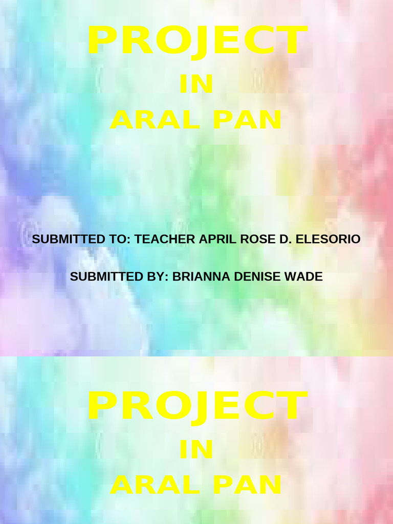 Yulim Brianna Estella Project | PDF