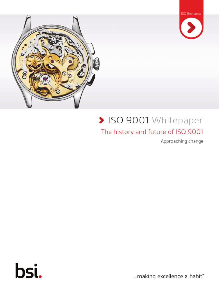History and Evolution of ISO 9001 | PDF | Iso 9000 | Quality Management