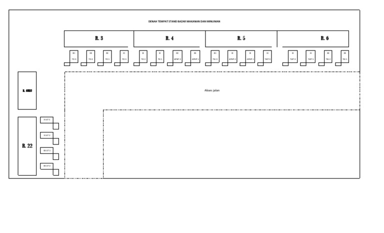 Layout Stand Bazar | PDF