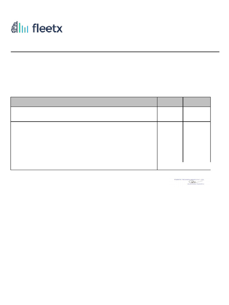 Invoice Breakdown for Fleet Management | PDF | Economies | Payments