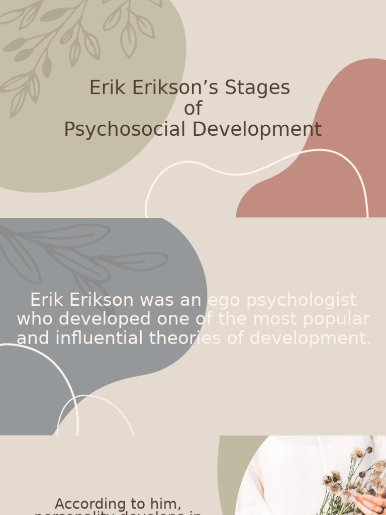 Erik Eriksons Stages | PDF
