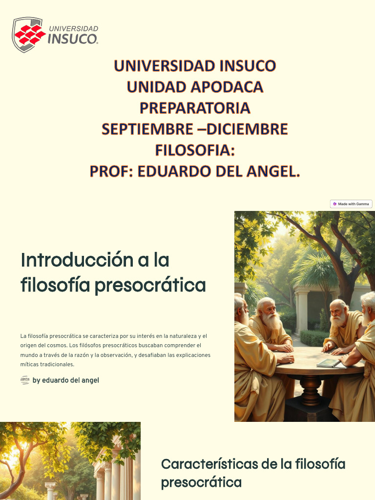 Introduccion A La Filosofia Presocratica | PDF | Platón | Aristóteles