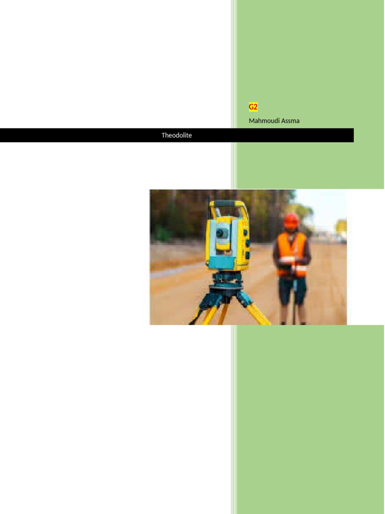 Theodolite | PDF