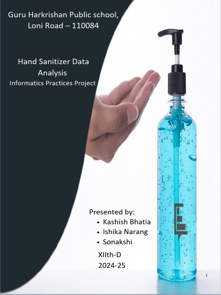 Hand Sanitizer.pdf | PDF | Python (Programming Language) | Comma Separated Values