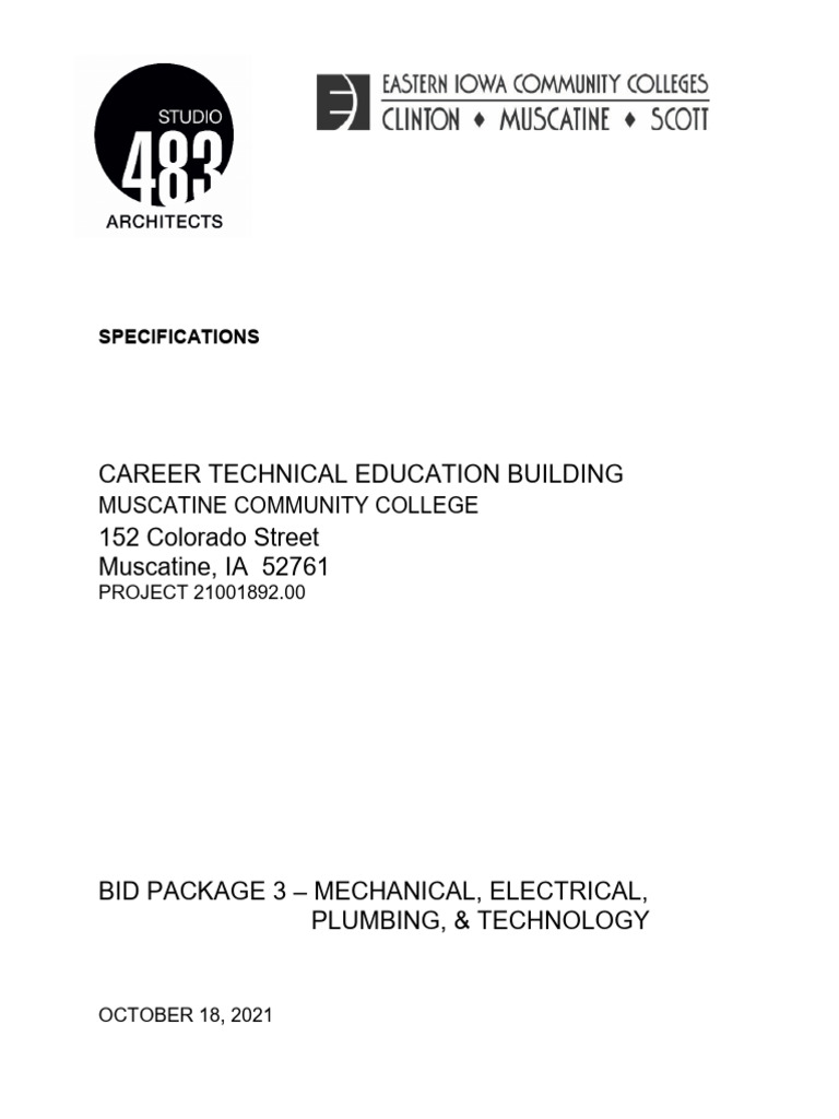 Mekanik Tesisat Rapor Örneği | PDF | Electric Motor | Specification ...