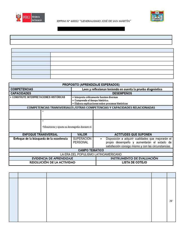 SESION DE APRENDIZAJE N04 5ABC | PDF | Aprendizaje | Modificación de ...