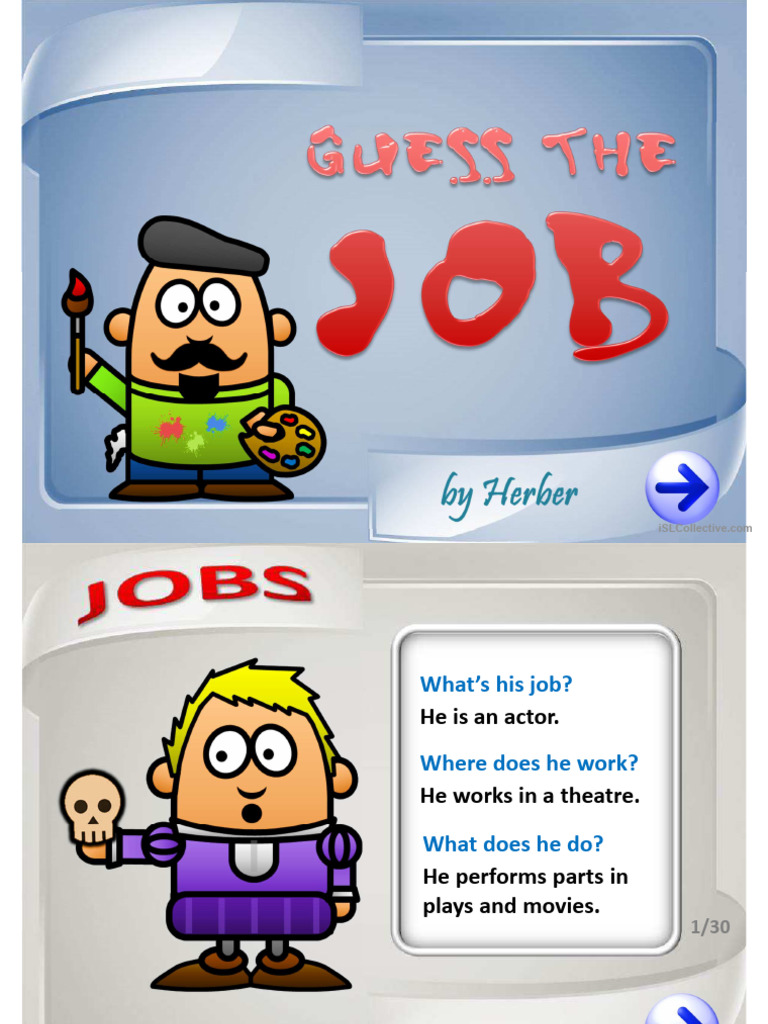 GUESS THE JOB (1) | PDF